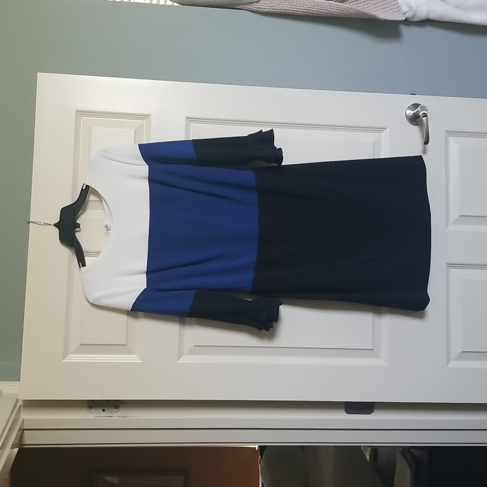 Three Season Colorblocked Sheath Dress - Gem
